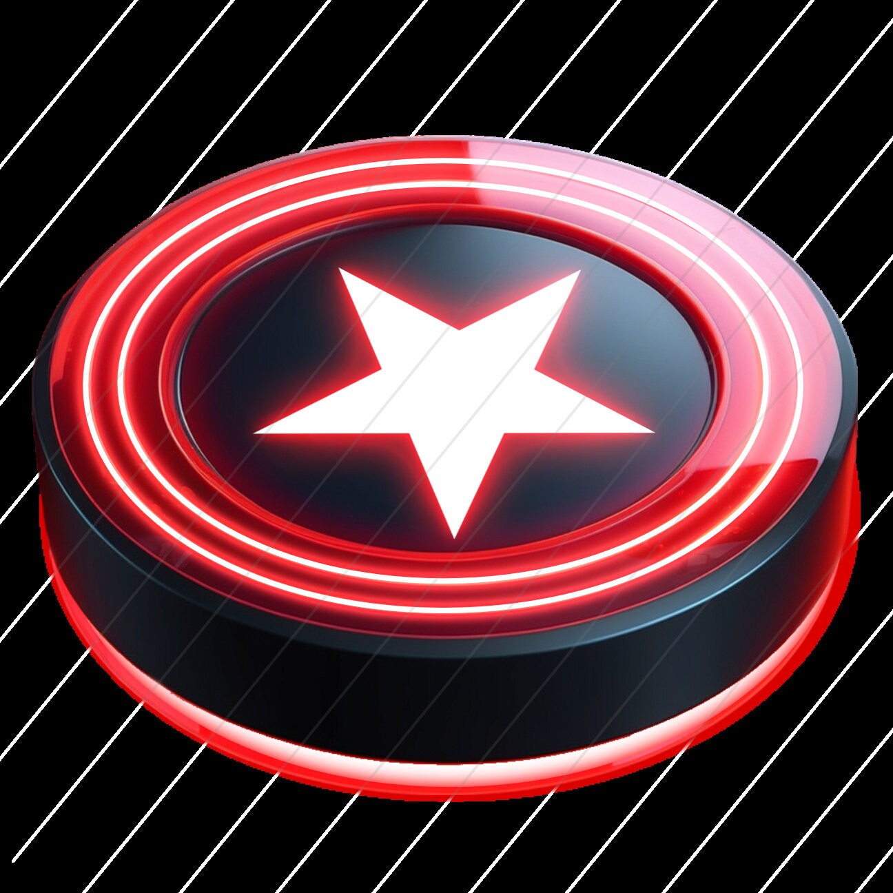 Animated Neon Star Button Twitch Emotes,6 Colors, 28x28,56x56,112x112 ...
