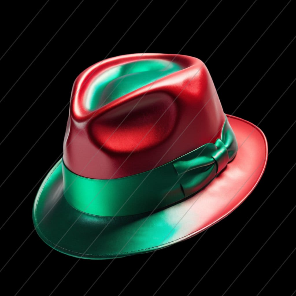 Neon Fedora Twitch Sub Bit Badges for Streamers,vtubers,40 Colorful ...