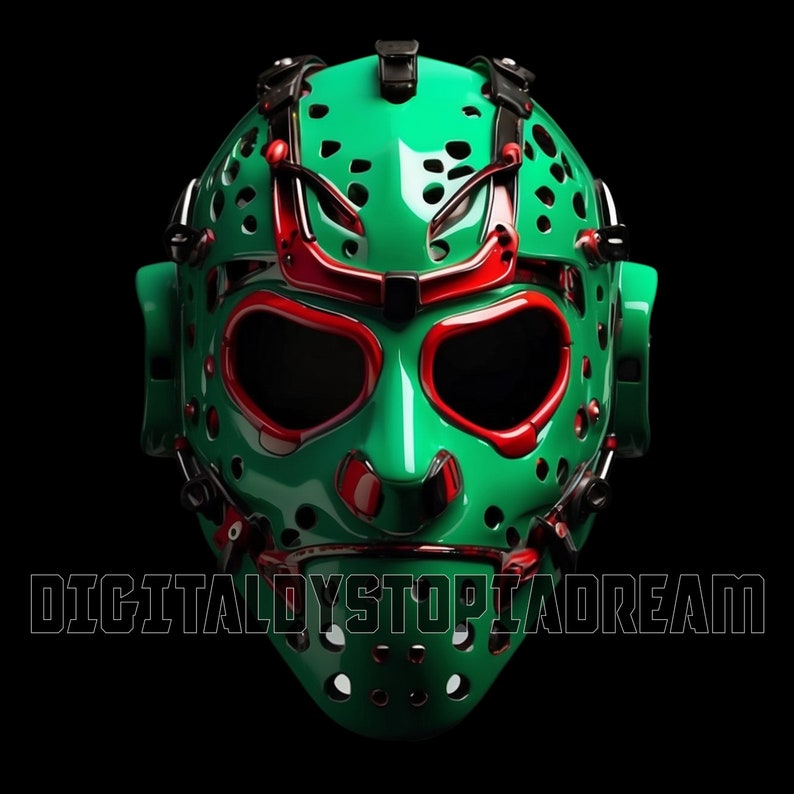 Cyberpunk Hockey Goalie Mask Twitch/kick Sub and Bit Badges for ...
