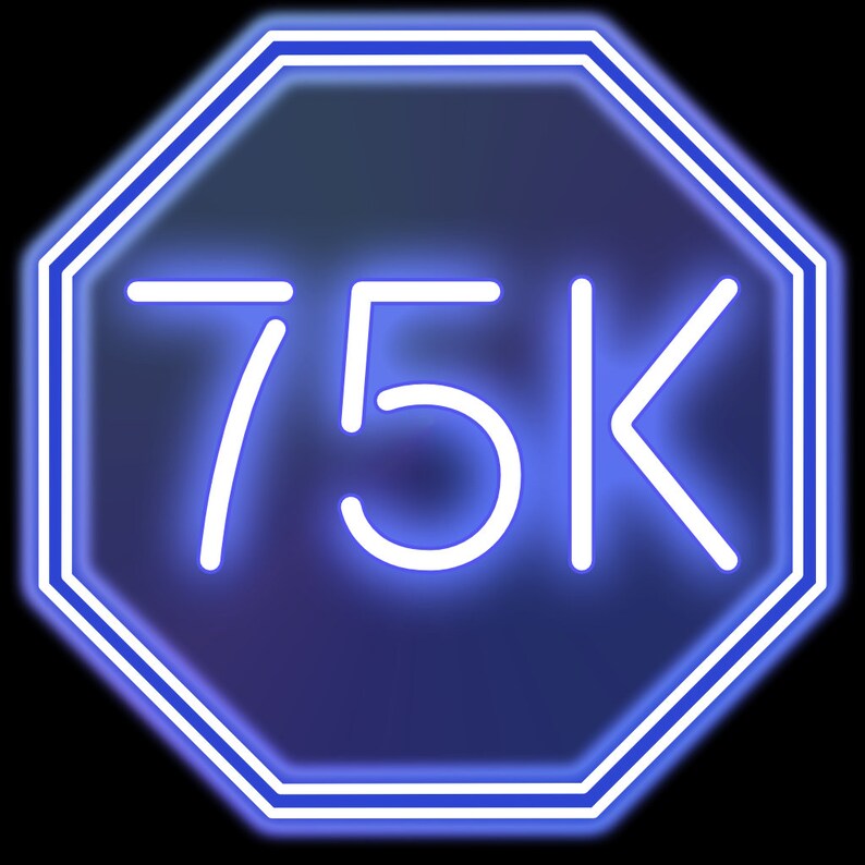 29 Cyberpunk Neon Twitch Bit Badges Minimalistic Sub Badges Number Bit ...