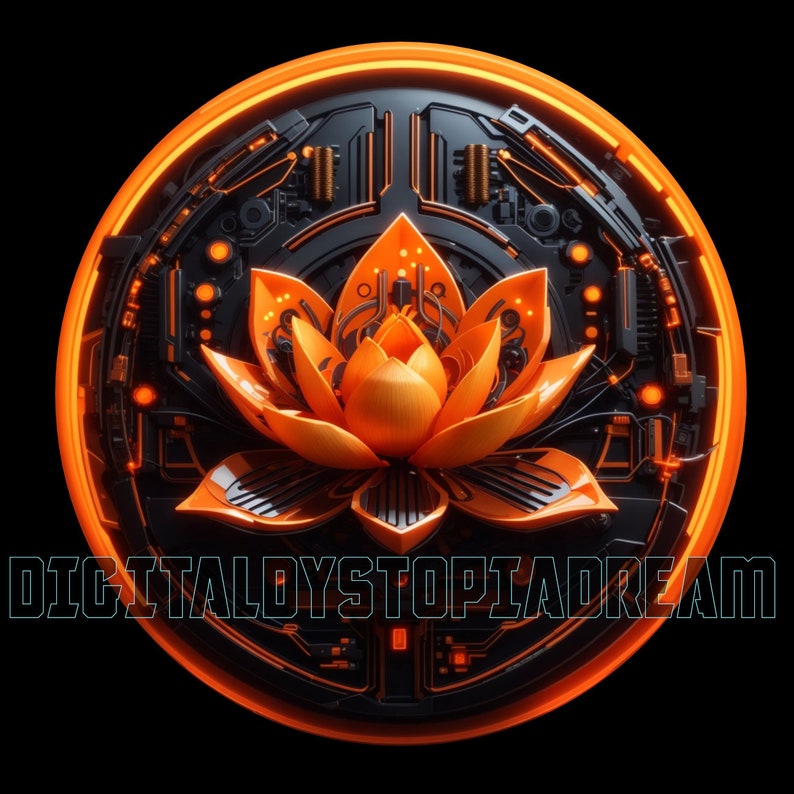 Cyberpunk Lotus Flower Twitch Sub Badges and Bit Badges for Streamers ...