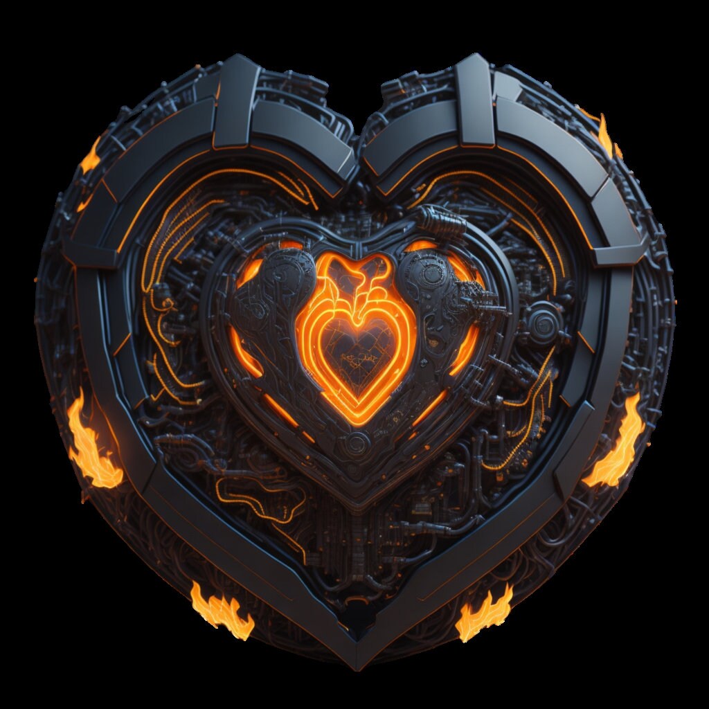 Cyberpunk Hearts Twitch Sub Badges and Bit Badges for Streamers,vtubers ...