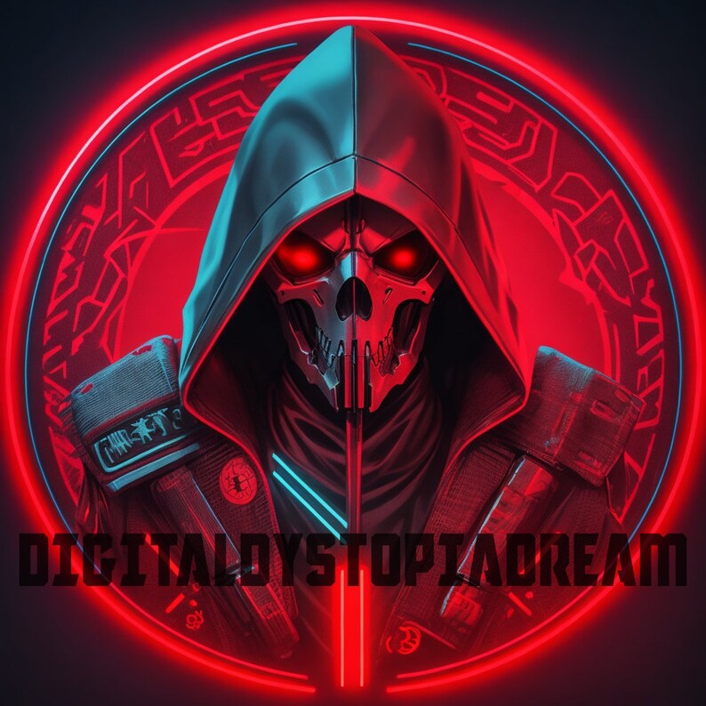 32 badges Cyberpunk Grim Reaper Twitch Sub et Bit pour - Etsy France