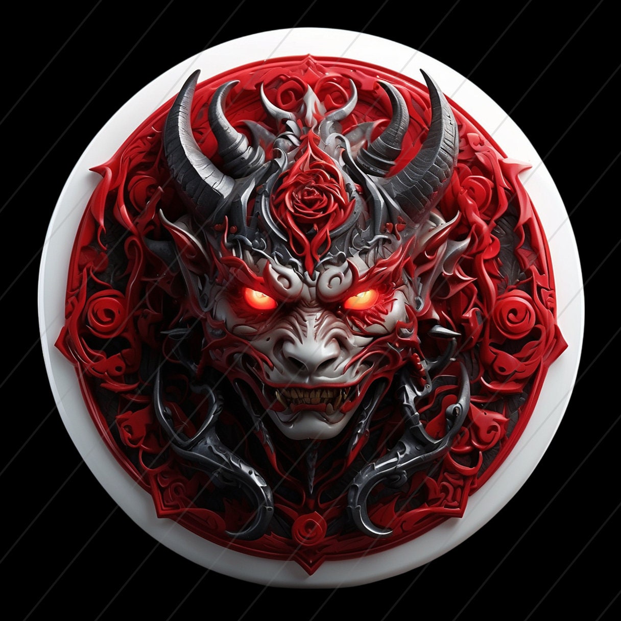 Cyberpunk Daemon Twitch Kick Sub Bit Badges for Streamers,vtubers ...