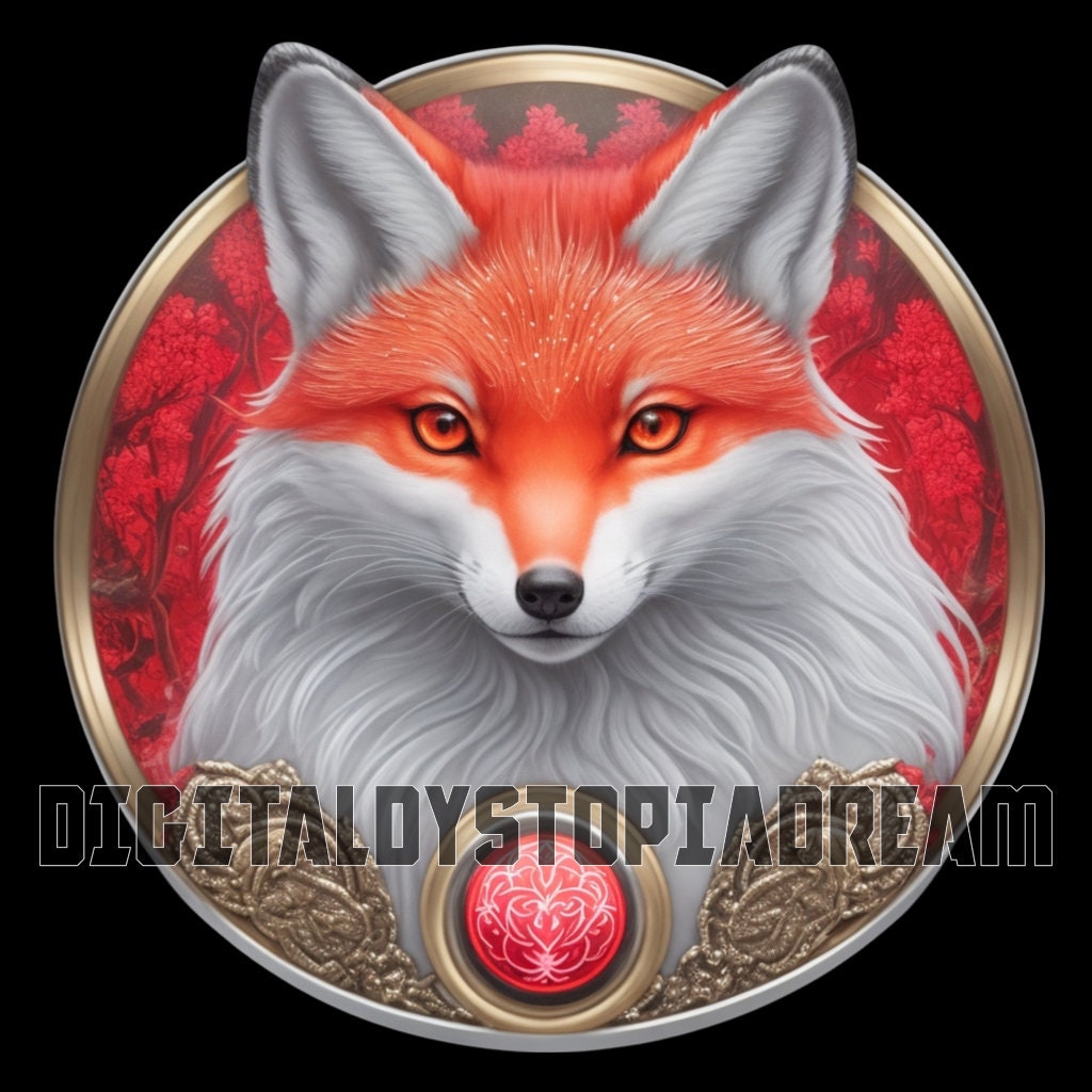 Mystical Kitsune Twitch Sub and Bit Badges for Streamers, Japanese Fox ...