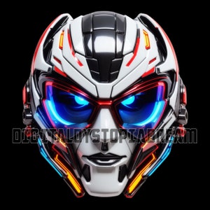32 Cyberpunk Superhero Masks Transparent PNG Twitch Kick Sub Bit Badges ...