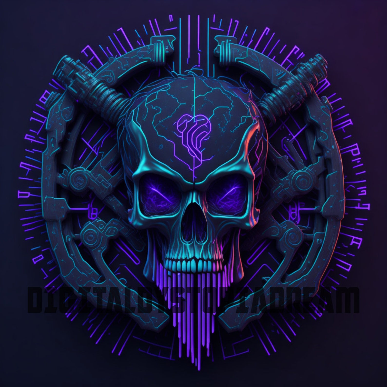 40 Cyberpunk Skulls Twitch Sub Badges Bit Badges for Streamers Vtubers ...