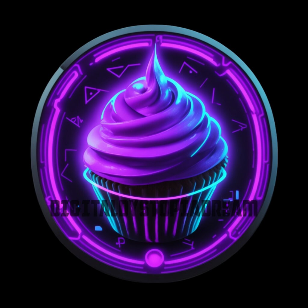 32 Cyberpunk Cyber Cupcakes Twitch Sub and Bit Badges for Streamers ...