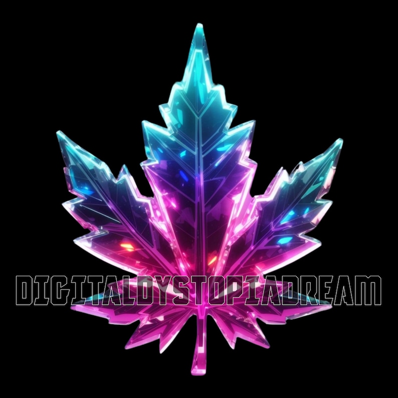 40 Neon Weed Leaf Symbols Twitch Kick Sub Bit Badges for Streamers ...