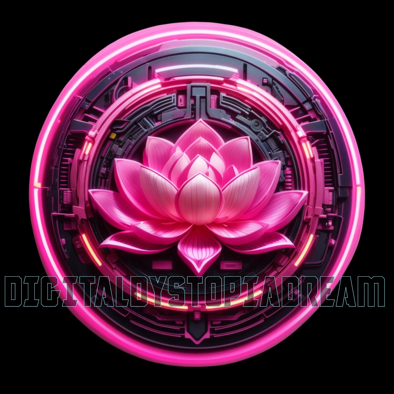 Cyberpunk Lotus Flower Twitch Sub Badges and Bit Badges for Streamers ...