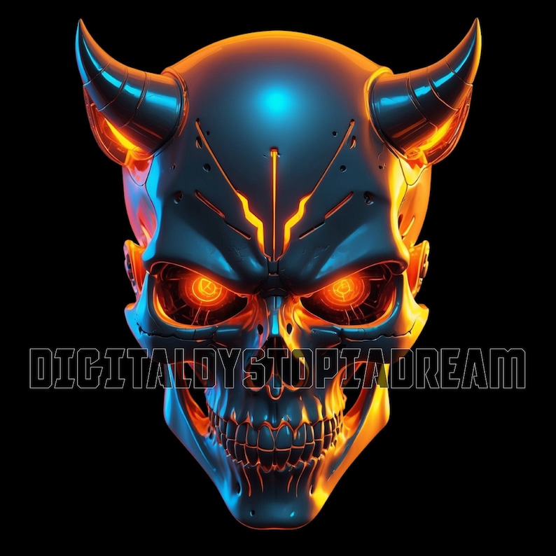 Cyberpunk Devil Skulls 32 Transparent PNG Twitch Kick Sub Bit Badges ...