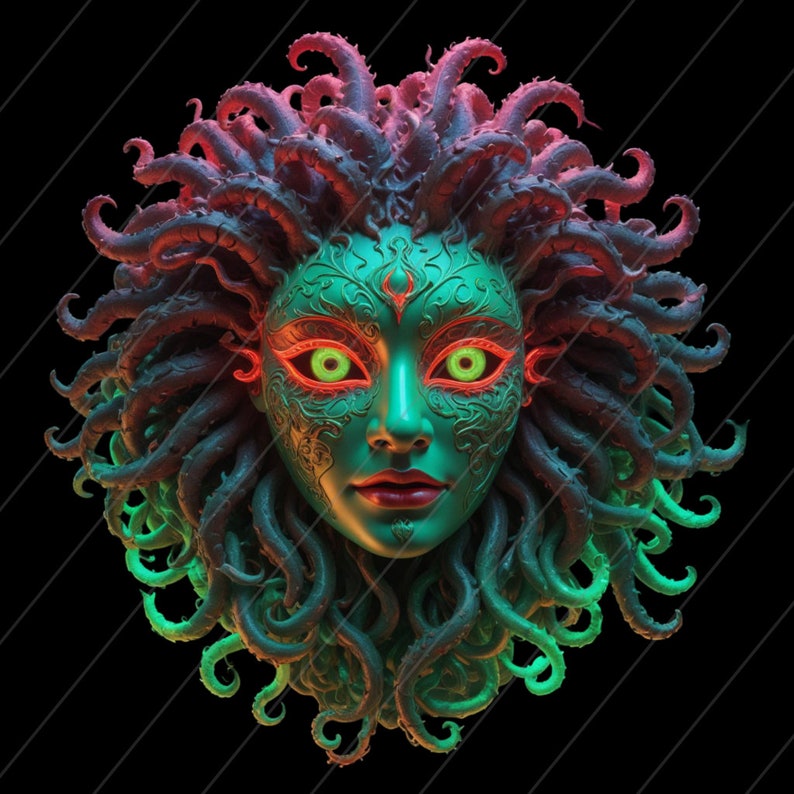 Medusa Twitch/kick Sub Bit Badges for Streamers,vtubers,stream ...