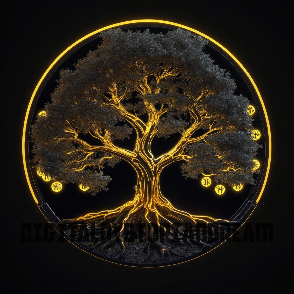 Cyberpunk Trees Twitch Sub and Bit Badges for Streamers, Vtubers 32 ...