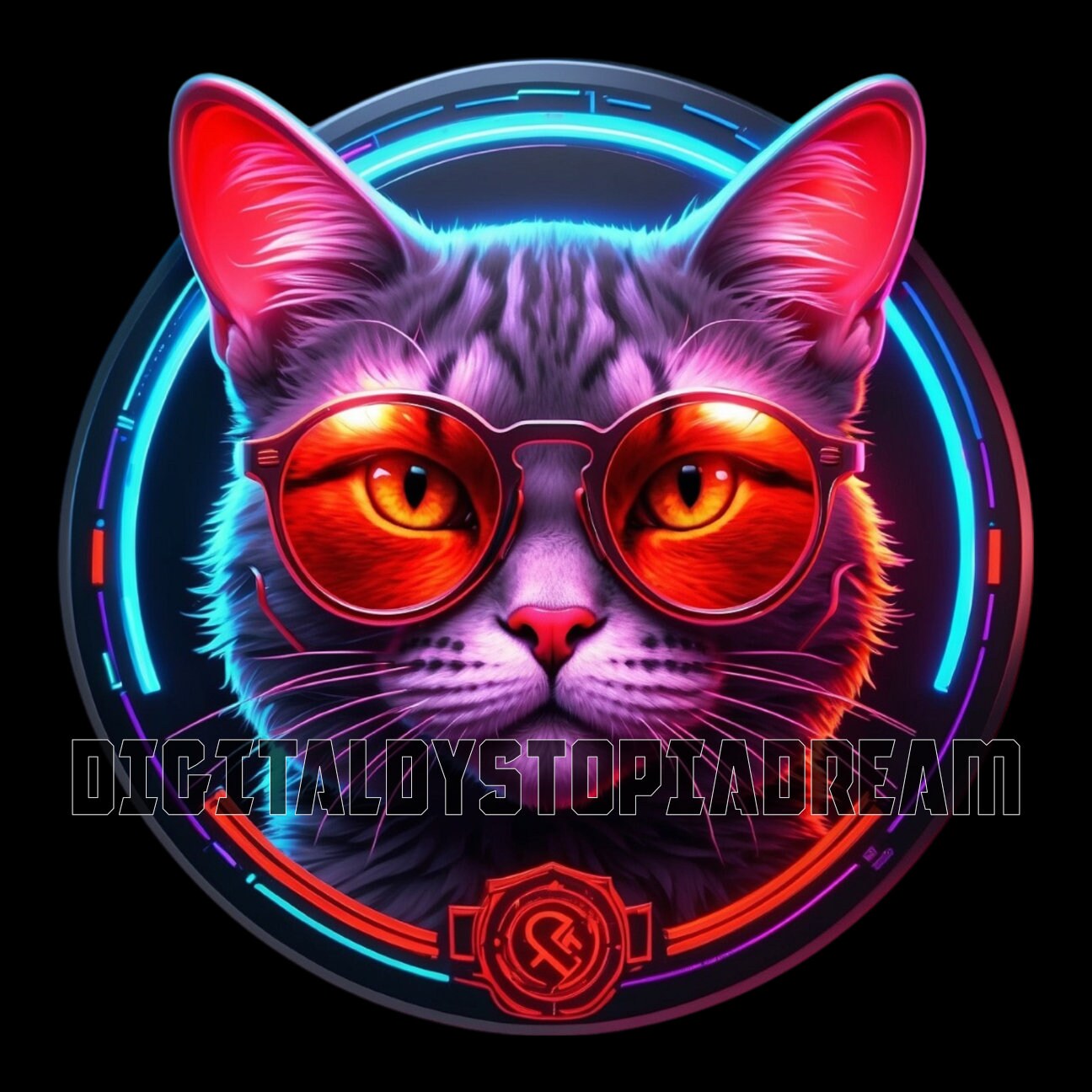 Cool Cats Twitch Kick Sub Bit Badges for Streamers, Vtubers,animal ...