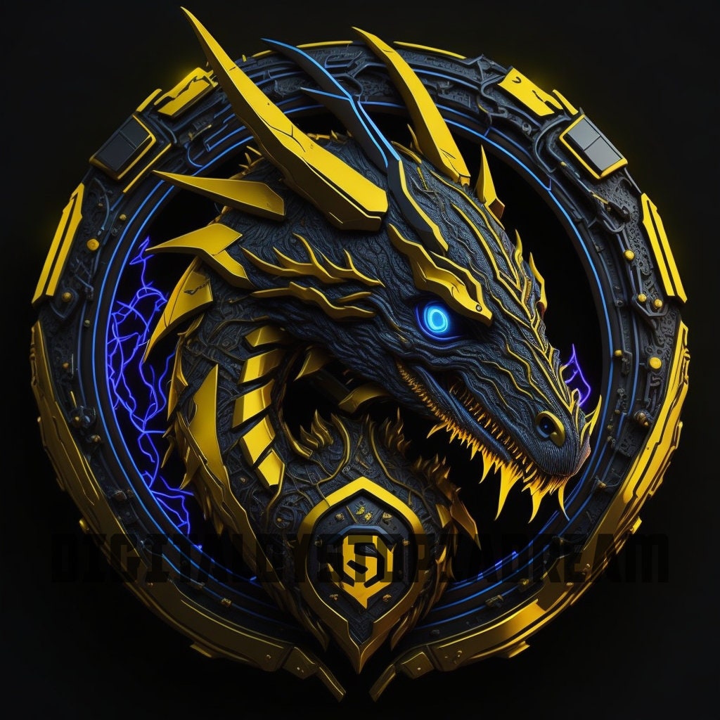 Cyberpunk Dragons Twitch Sub Badges and Bit Badges for Streamers ...