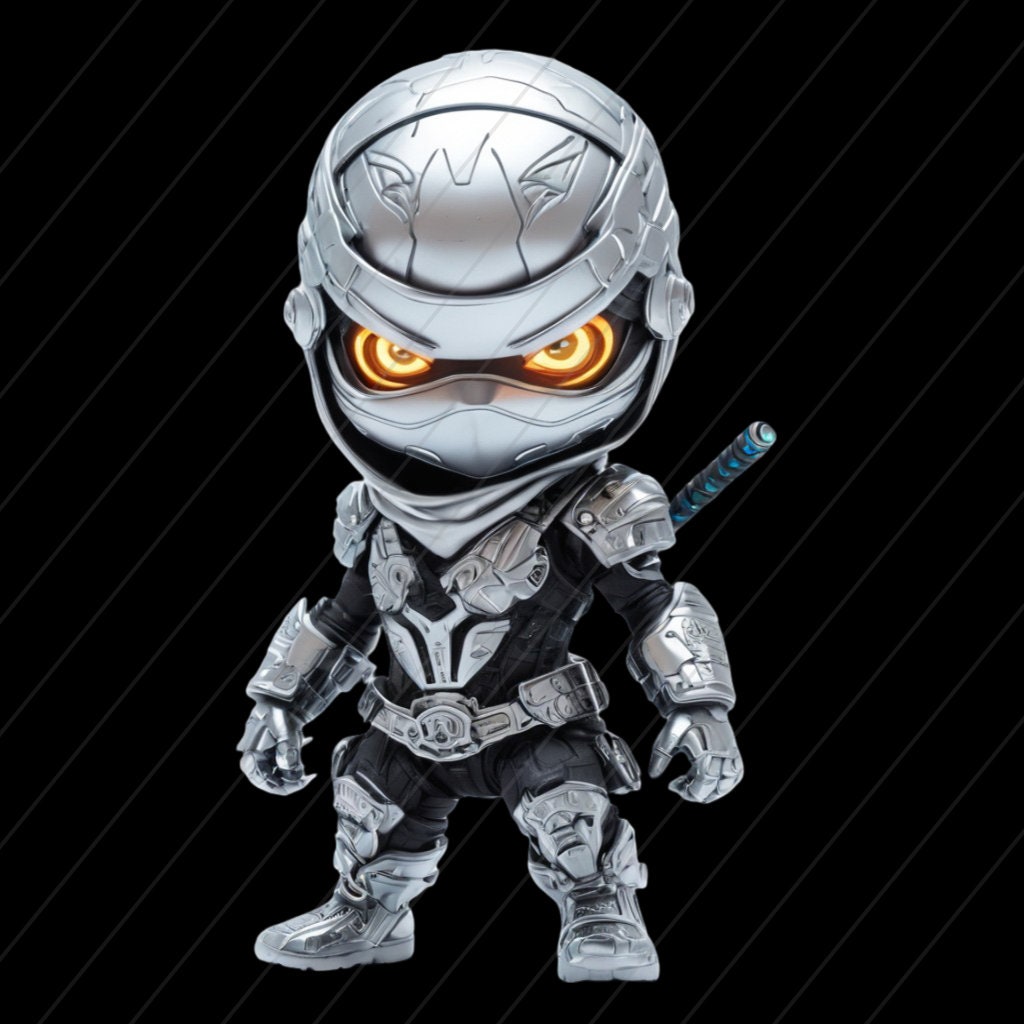 Cyberpunk Chibi Ninja Twitch Kick Sub Badges and Bit Badges for ...