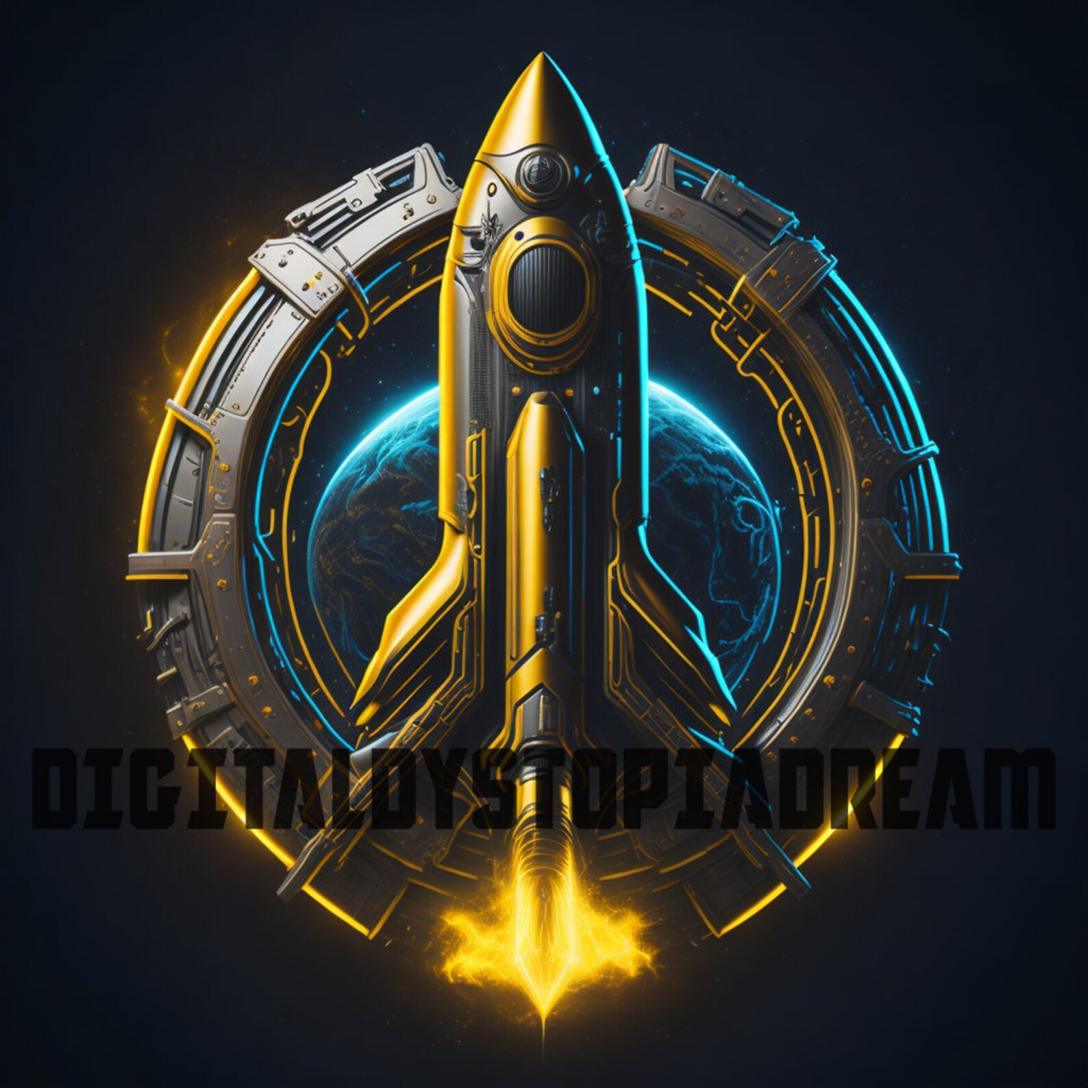 Cyberpunk Rockets Twitch/kick Sub Badges and Bit Badges for Streamers ...