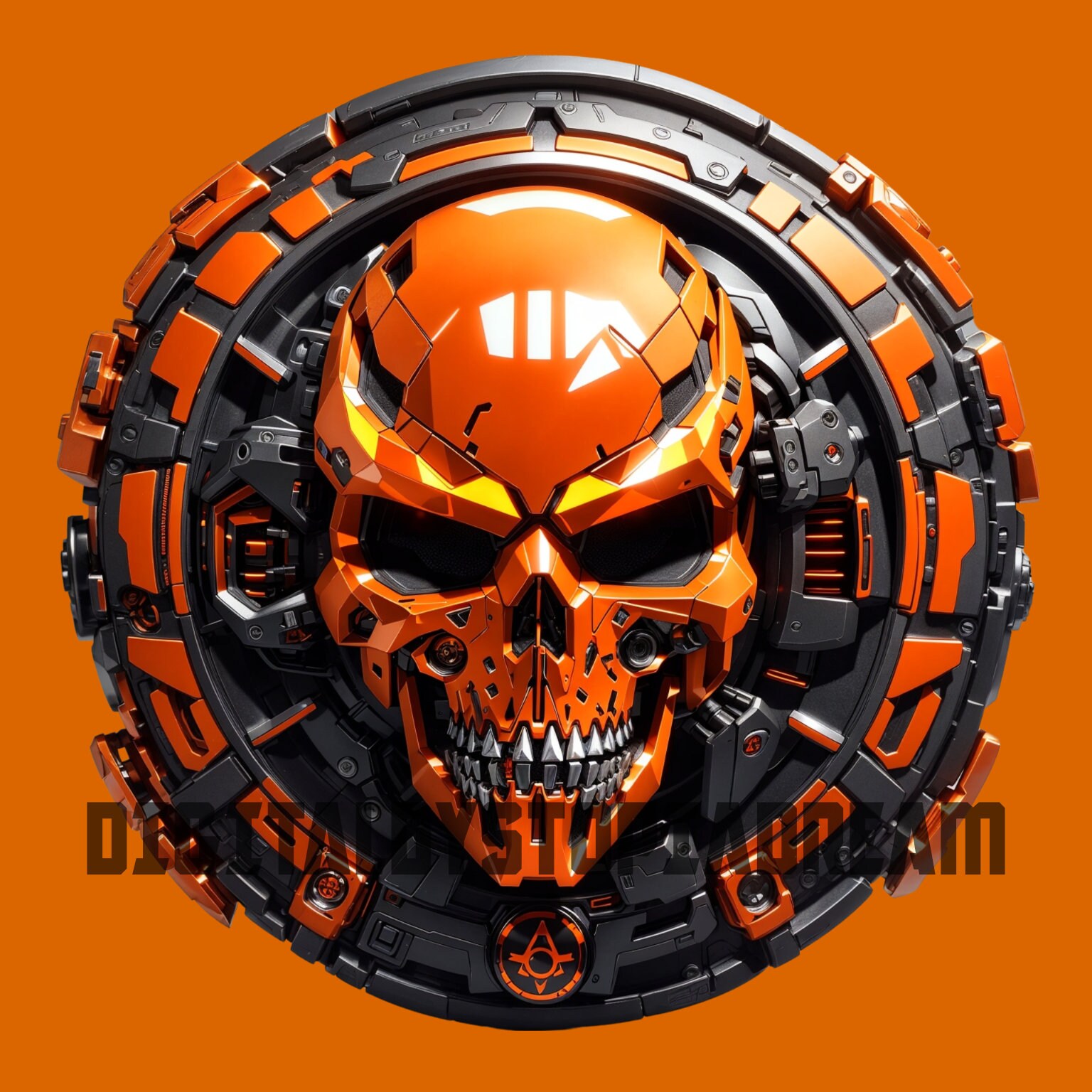 Cyberpunk Skull PNG Bundle Skull Clipart Skeleton Designs Skull SVG ...