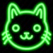 Neon Cats Twitch/kick Sub Bit Badges for Streamers,vtubers,28 ...