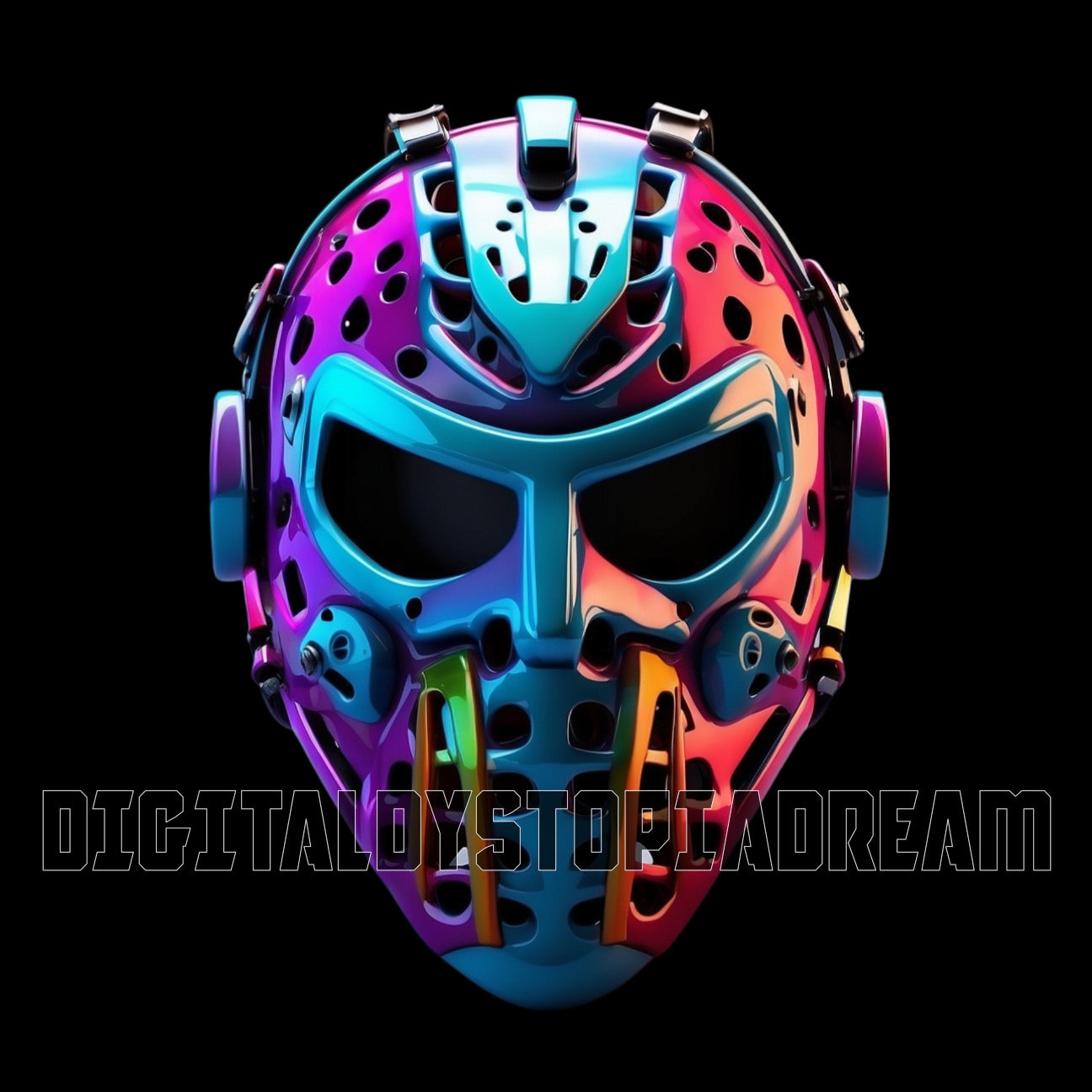 Cyberpunk Hockey Goalie Mask Twitch/kick Sub and Bit Badges for ...
