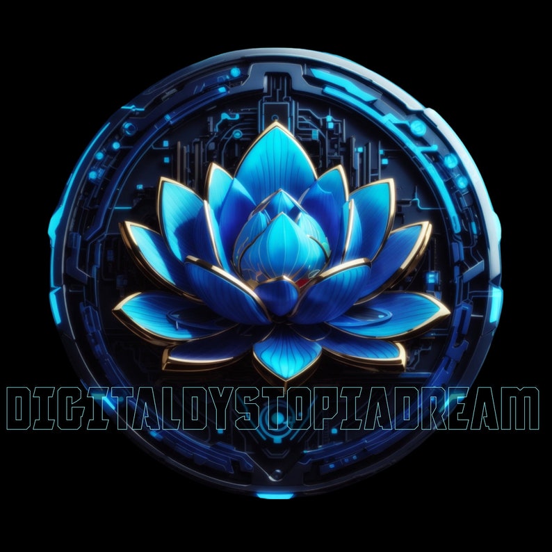 Cyberpunk Lotus Flower Twitch Sub Badges and Bit Badges for Streamers ...