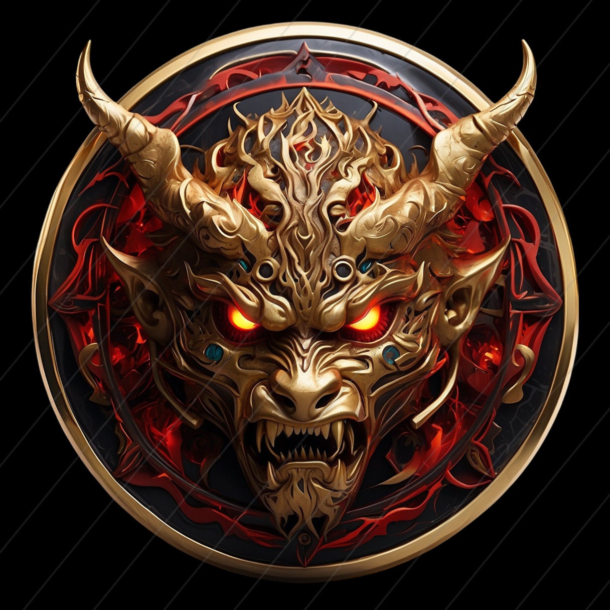 Cyberpunk Daemon Twitch Kick Sub Bit Badges for Streamers,vtubers ...