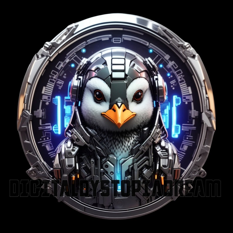 Cyberpunk Penguins Twitch/kick Sub and Bit Badges for Streamers,vtubers ...