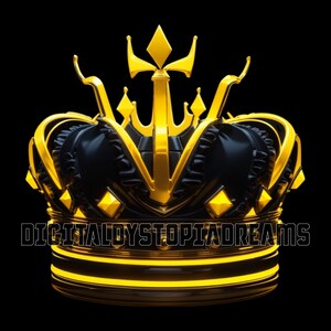 Crowns Cyberpunk Twitch Sub Bit Badges for Streamers, Vtuber, 40 Royal ...