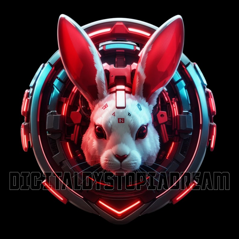 Cyber Bunnies Emote Twitch Kick Sub and Bit Badges for Streamers ...