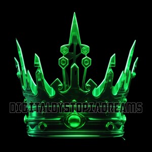 Crowns Cyberpunk Twitch Sub Bit Badges for Streamers, Vtuber, 40 Royal ...