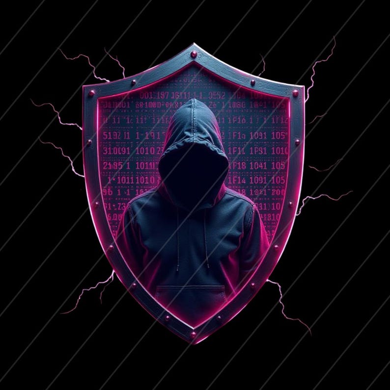 Cyberpunk Hacker Shields Twitch Kick Sub Badges and Bit Badges for ...