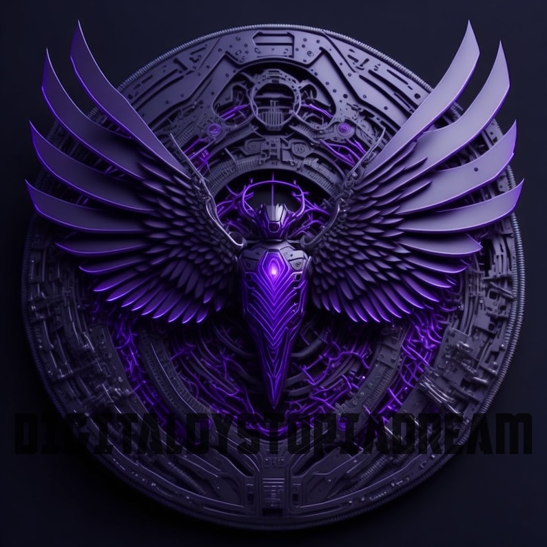 32 Cyberpunk Angel Wings Twitch Kick Sub Badges and Bit Badges for ...