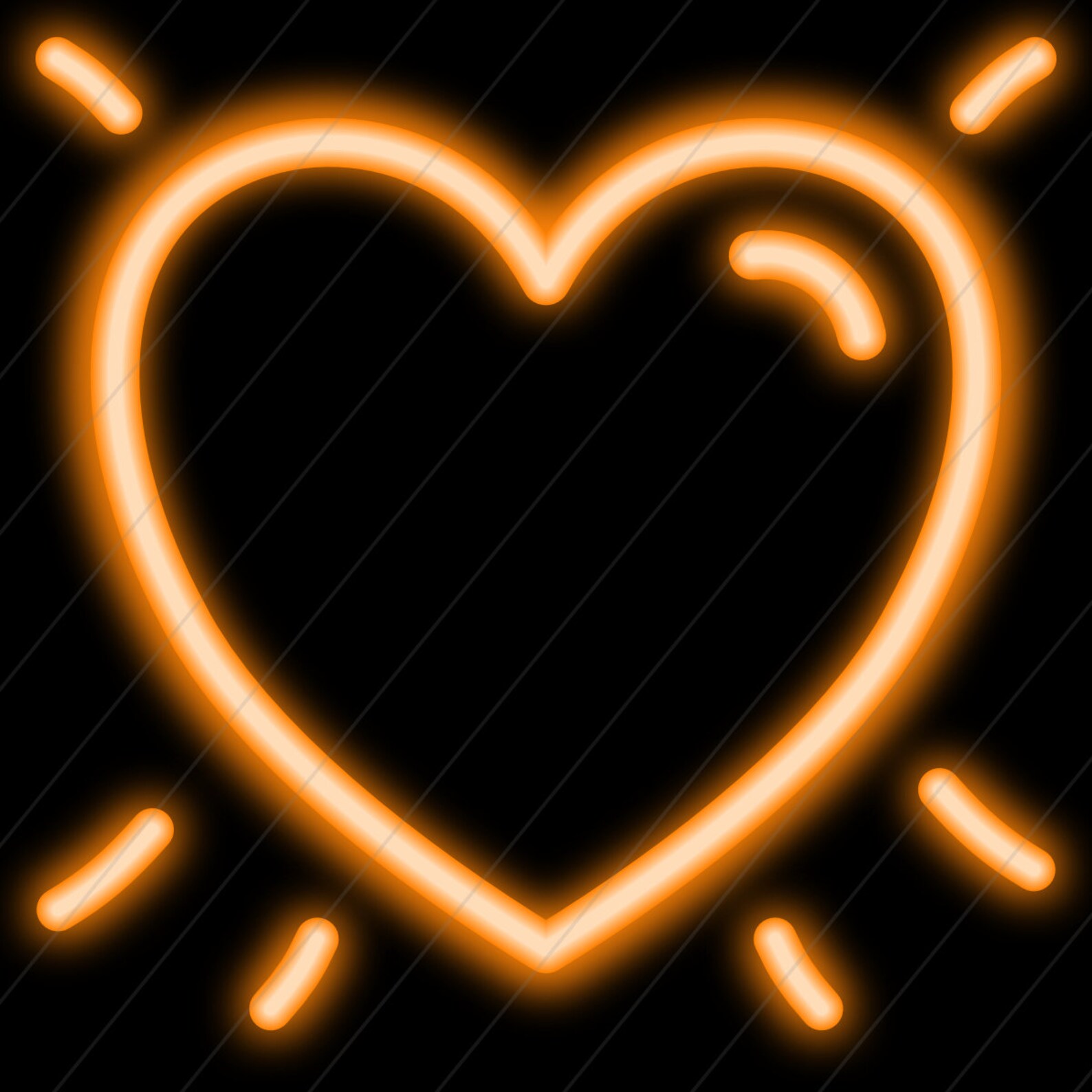 Neon Hearts Twitch/kick Sub Bit Badges for Streamers,vtubers,30 ...