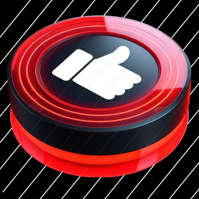 Animated Neon Like Button Twitch Emotes,6 Colors, 28x28,56x56,112x112 ...