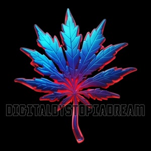 40 Neon Weed Leaf Symbols Twitch Kick Sub Bit Badges for Streamers ...