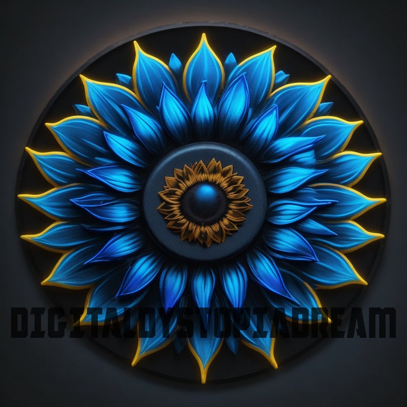 Cyberpunk Sunflower Twitch Sub and Bit Badges for Streamers,vtubers ...