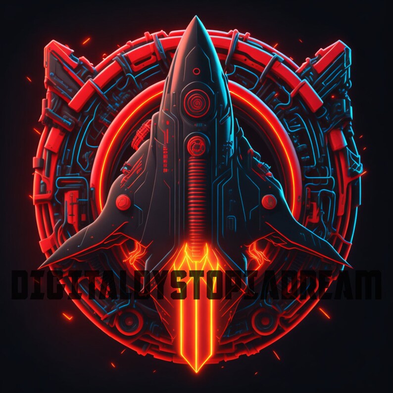 Cyberpunk Rockets Twitch/kick Sub Badges and Bit Badges for Streamers ...