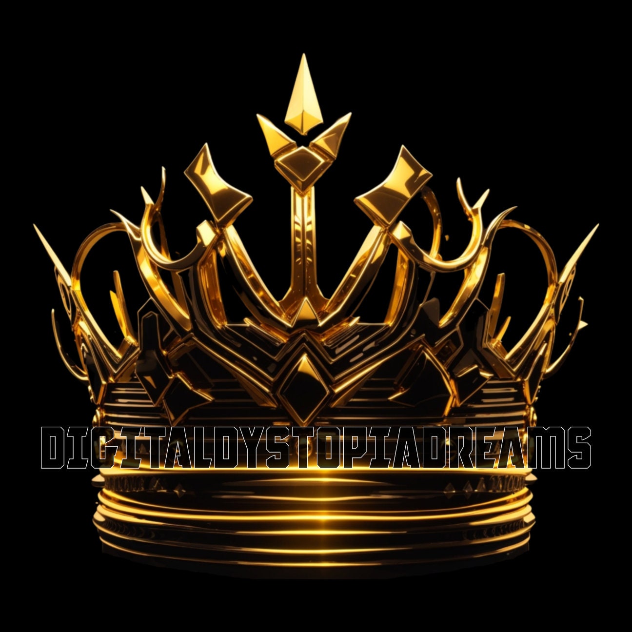 Crowns Cyberpunk Twitch Sub Bit Badges for Streamers, Vtuber, 40 Royal ...