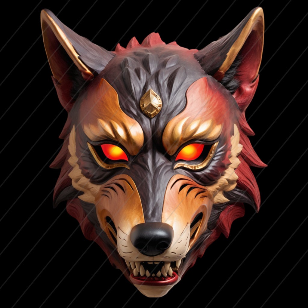 Angry Wolf Twitch Kick Sub/bit Badges for Streamers,vtubers,animal ...