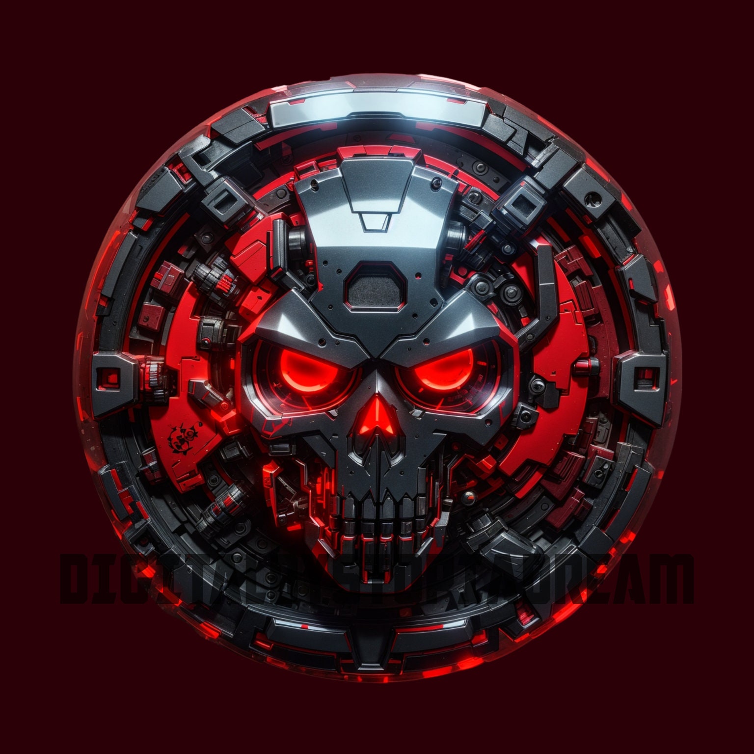 Cyberpunk Skull PNG Bundle Skull Clipart Skeleton Designs Skull SVG ...