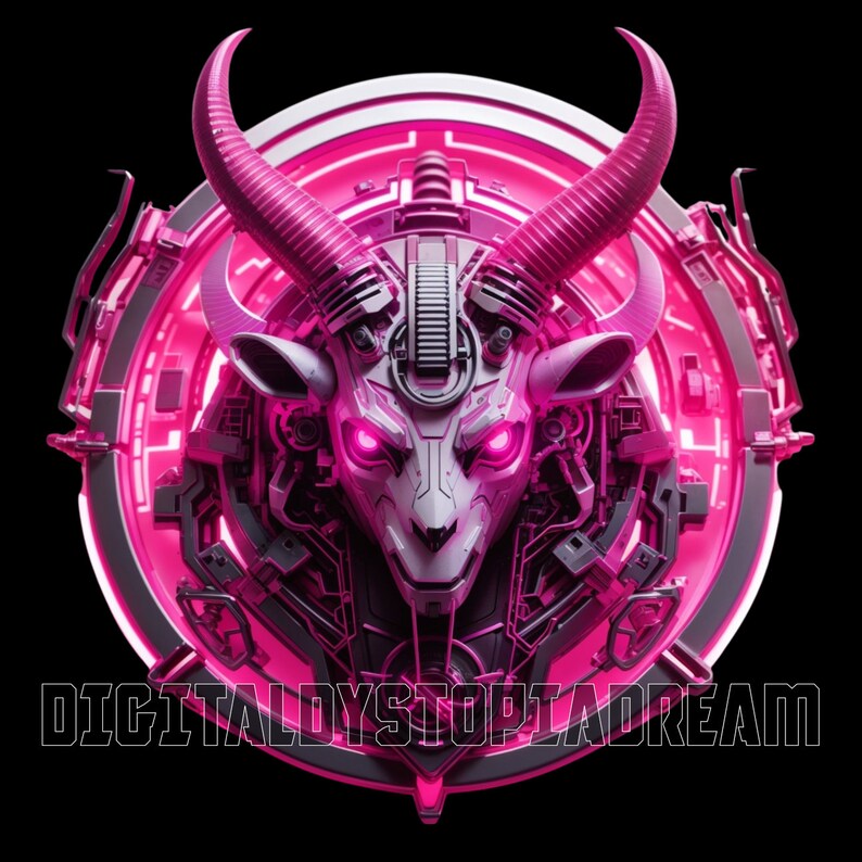 Cyberpunk Baphomet Emotes 40 Transparent PNG Twitch Kick Sub Bit Badges ...