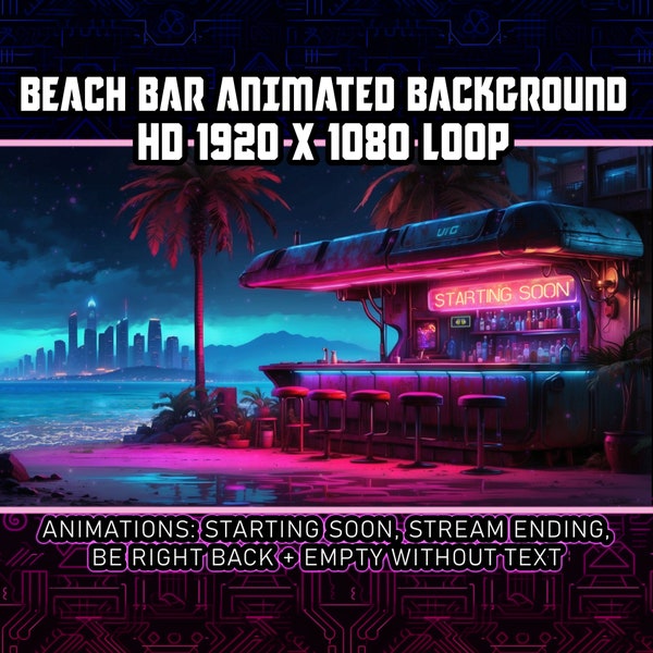 Animated Bar Wallpaper - Etsy