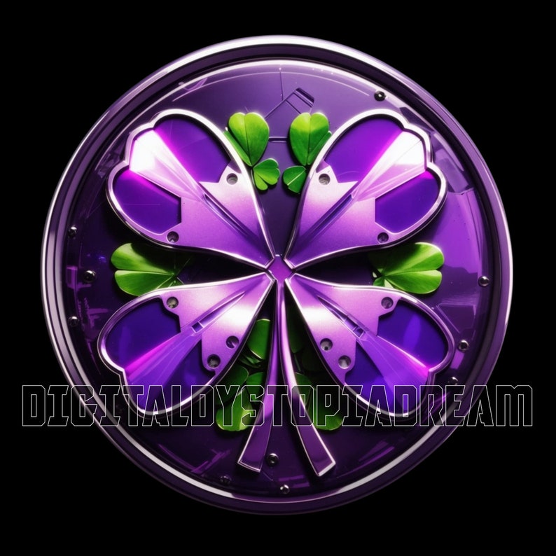 Cyberpunk 4-leaf Clover Twitch Sub Bit Badges for Streamers,vtubers,32 ...