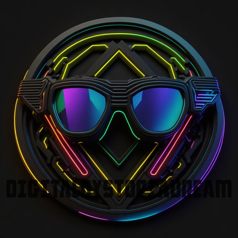 Cyberpunk VR Glasses Twitch Sub Badges and Bit Badges for Streamers ...