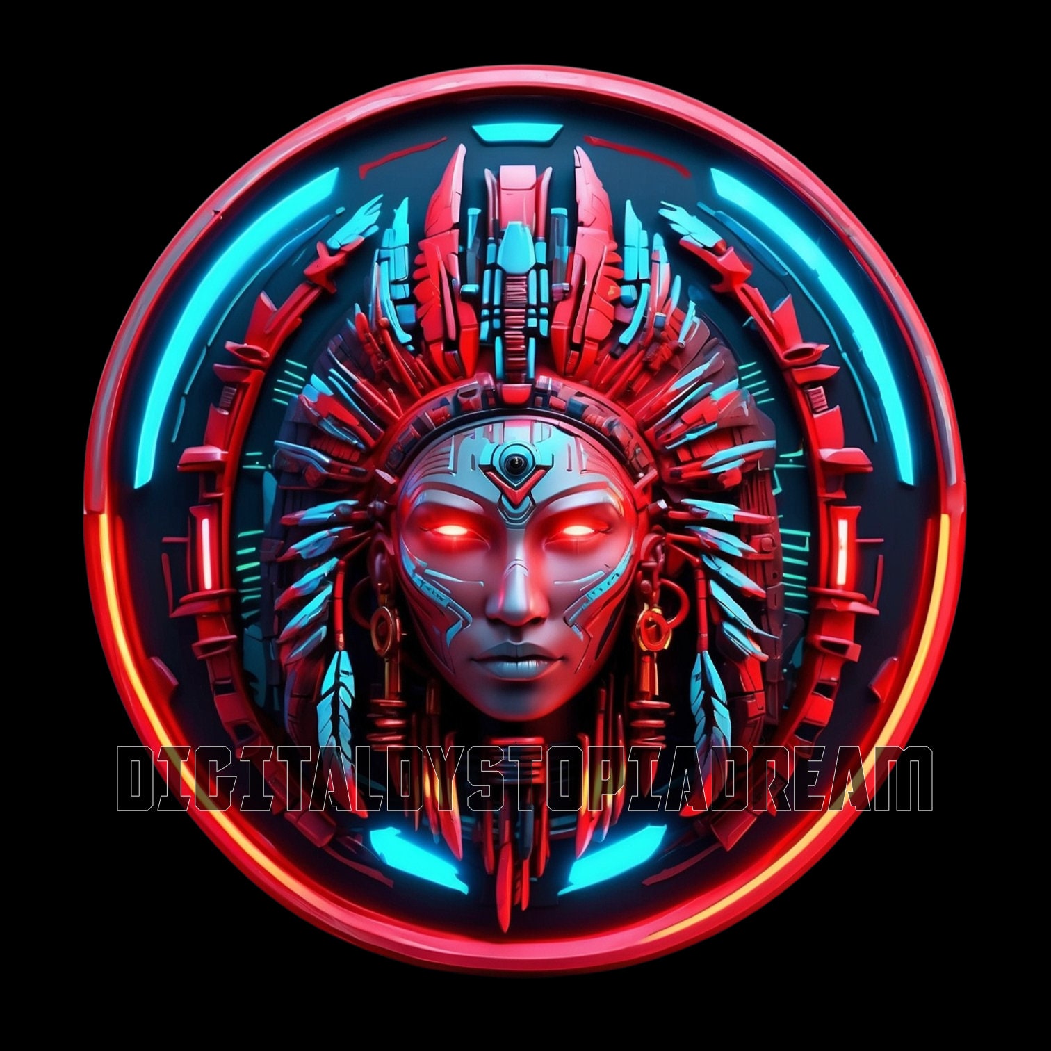32 Native American Cyberpunk Twitch Sub Bit Badges for Streamers ...
