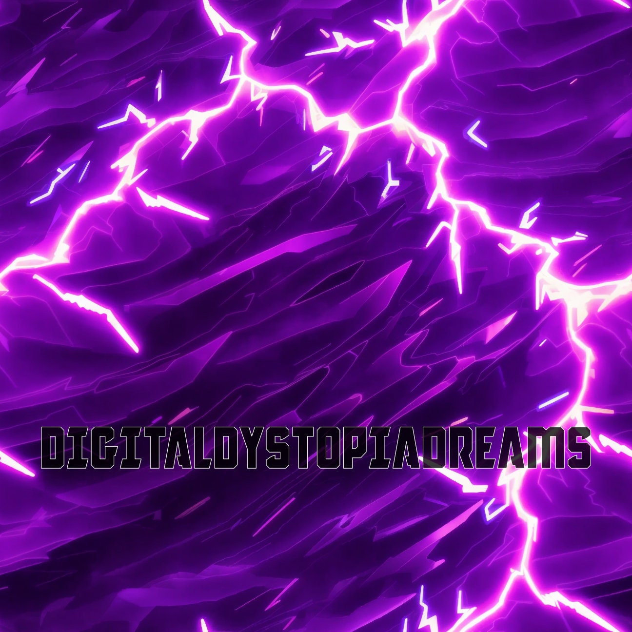 40 Cyberpunk Lightning Seamless Neon Patterns, Glowing Lightning Bolt ...