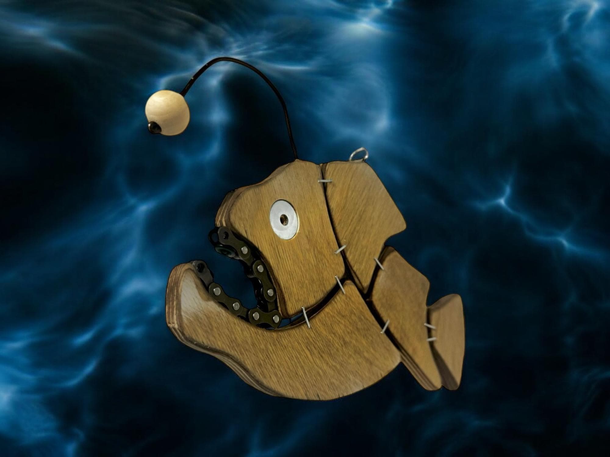 Angus - Steampunk Anglerfish Wall Art. (scifi Fantasy Odd Strange ...