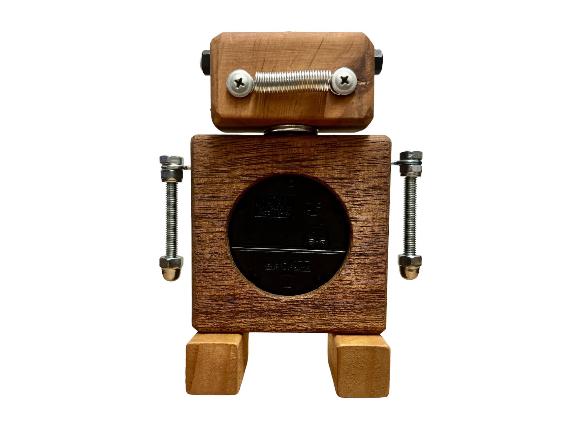 Timothy Wooden Steampunk Robot Clock scifi Fantasy Strange Unique ...