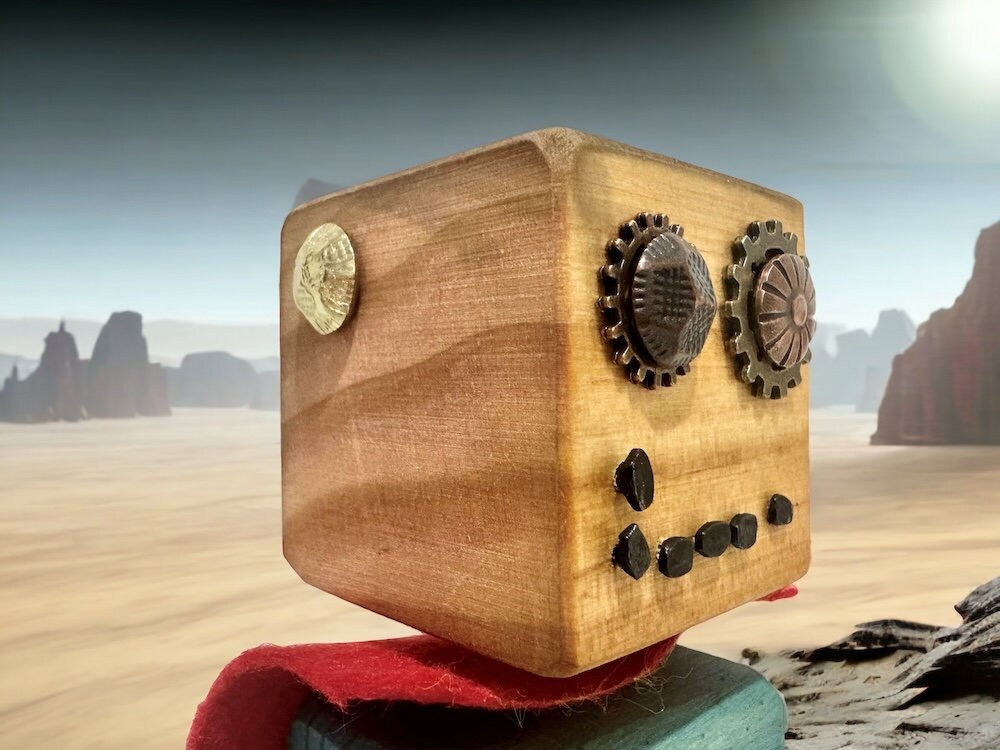 Simon Wooden Steampunk Superhero Robot scifi Fantasy Odd Strange Unique ...