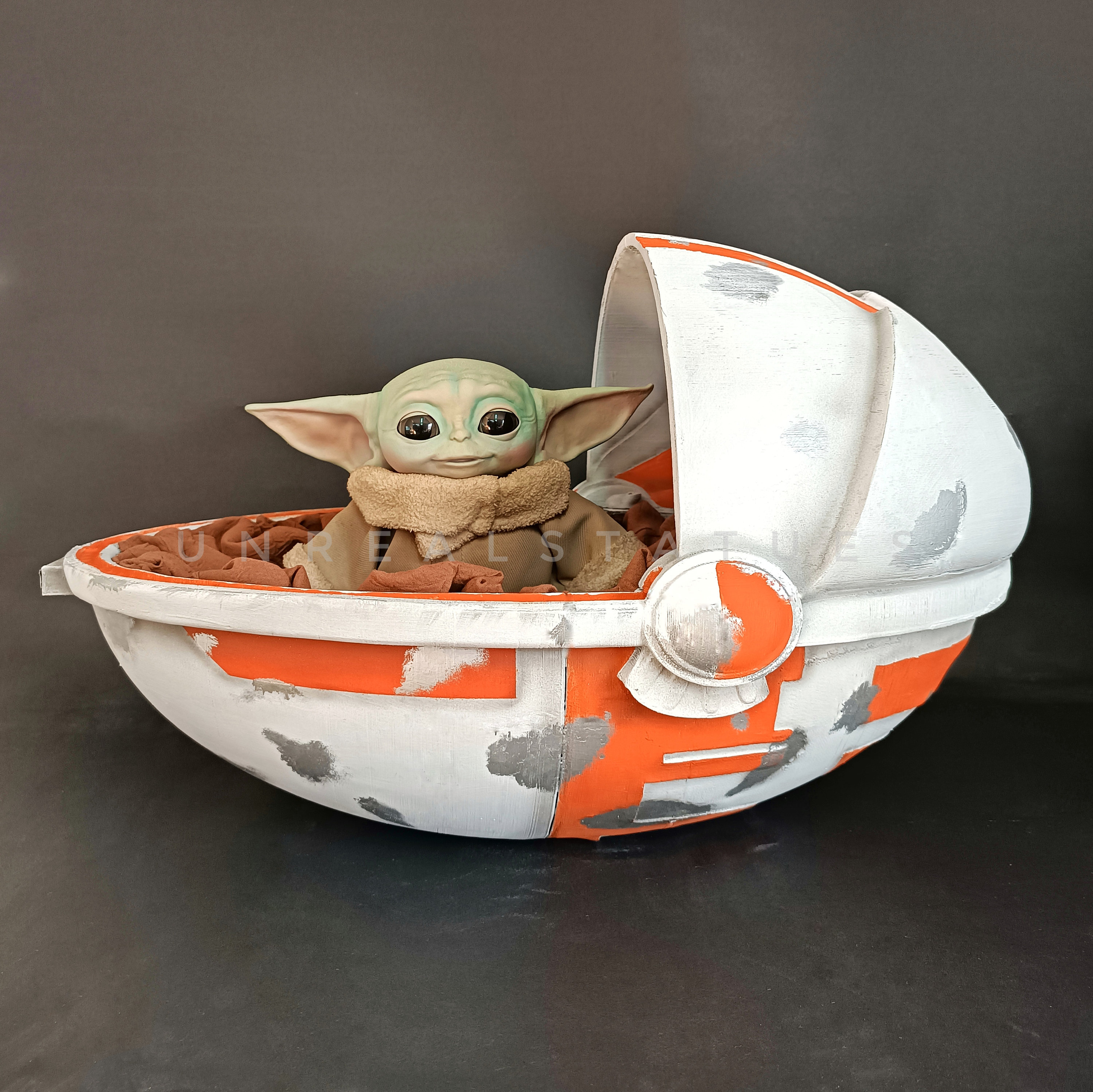 Animatronic Baby Yoda With Pod Grogu With Crib - Etsy UK